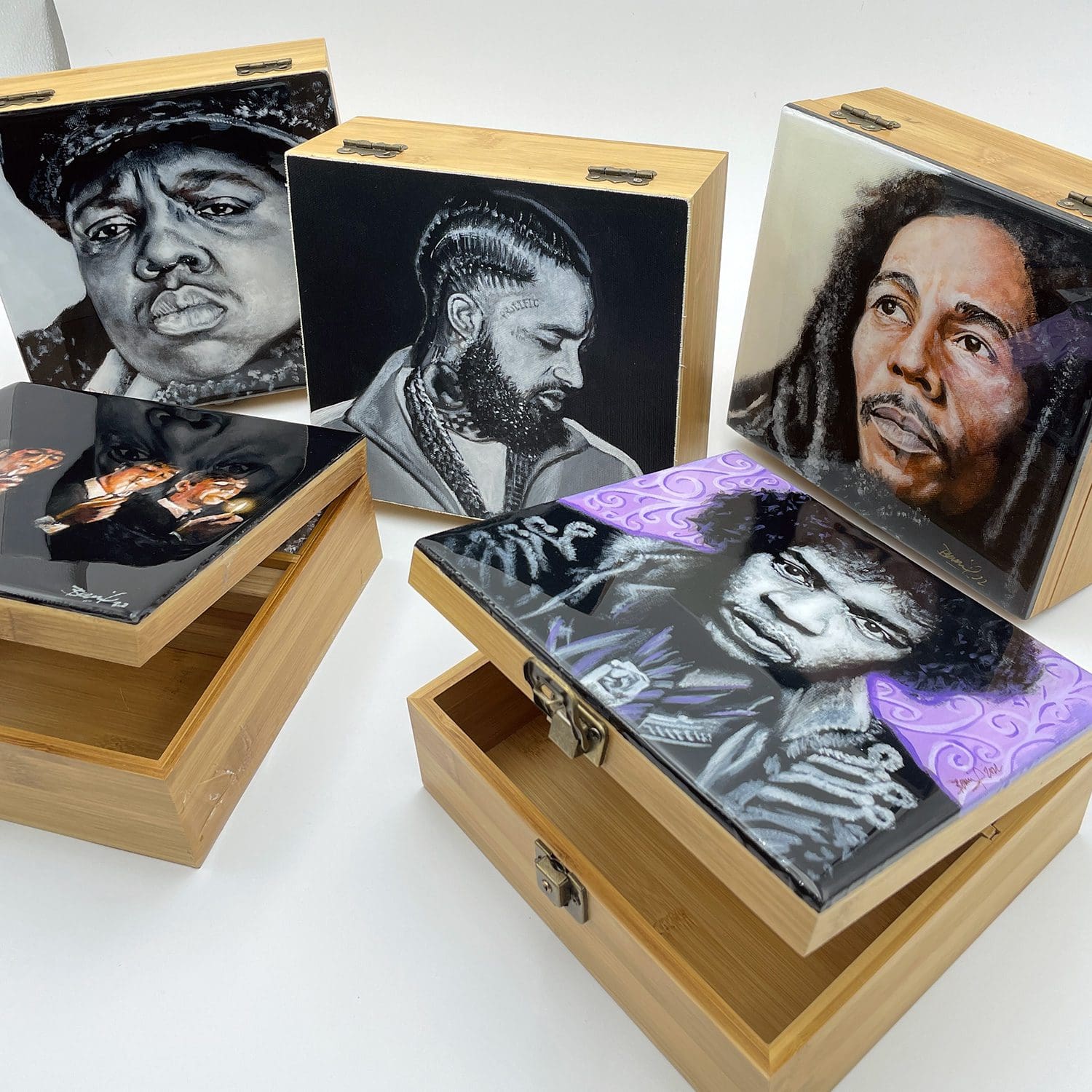 Custom Painted Stash Boxes | Dave Benning Customs